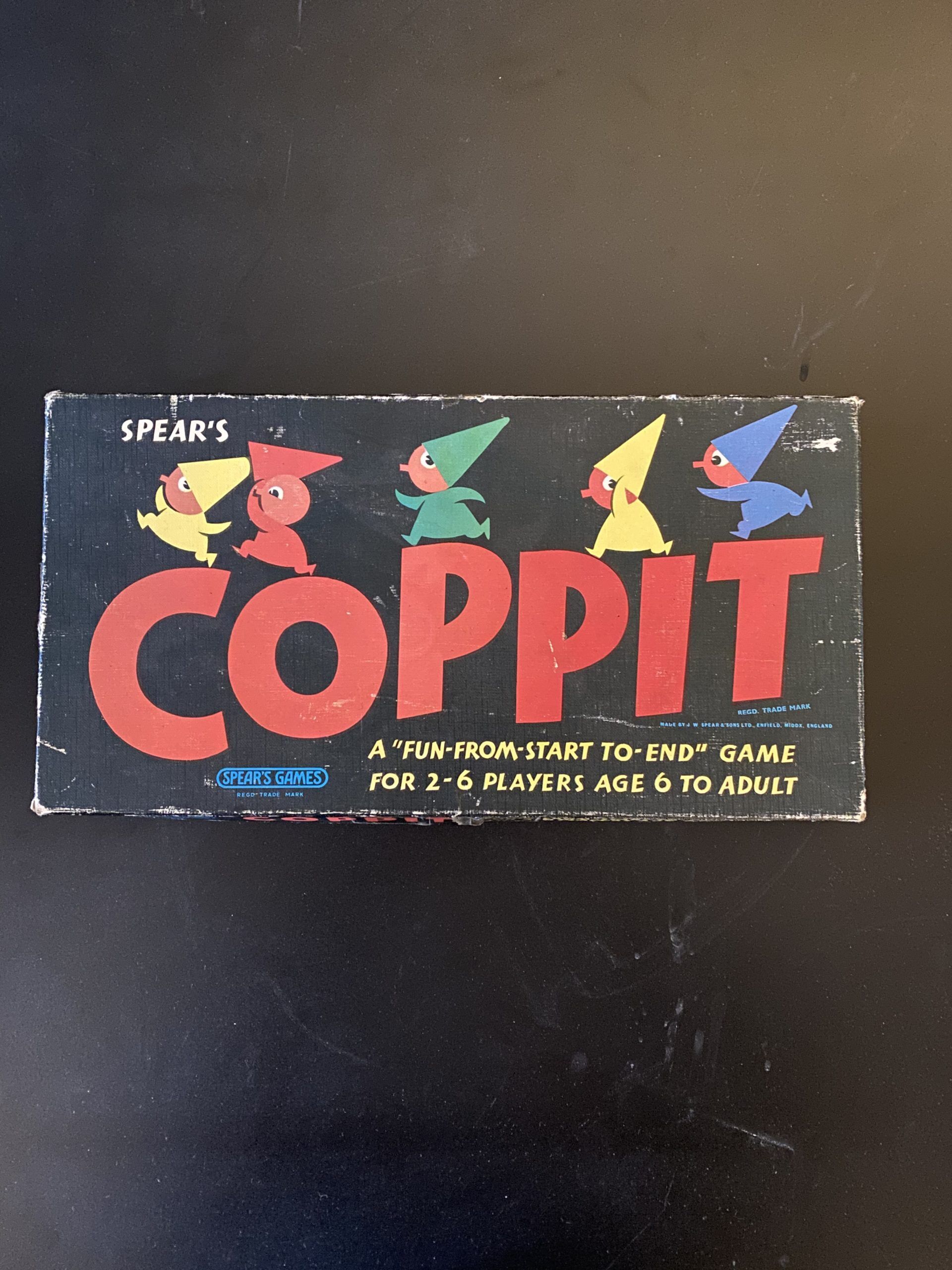 Vintage Coppit Board Game - Grace Jenkins Home